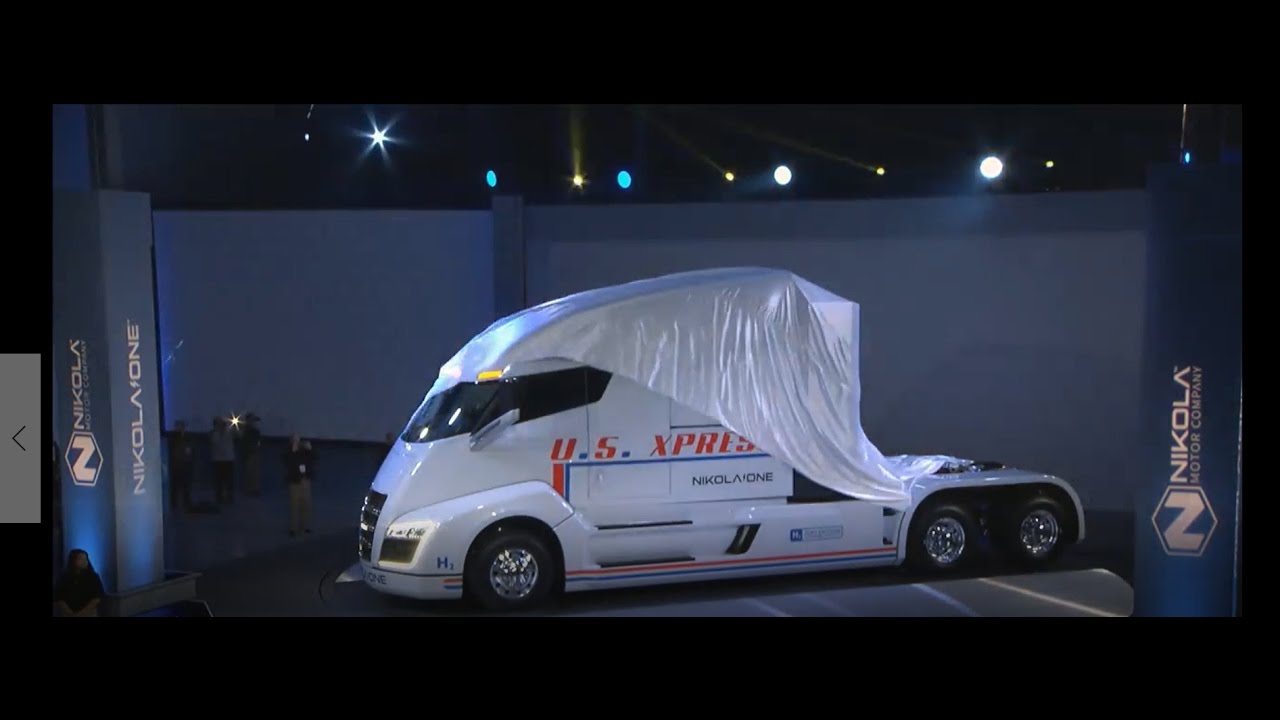 Первый электрический тягач Nikola One