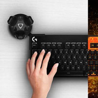 Logitech разработала VR клавиатуру с которой можно печатать в Vive
