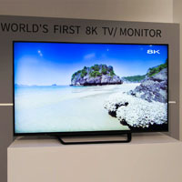 70 дюймовый Sharp 8K TV появиться в этом месяце