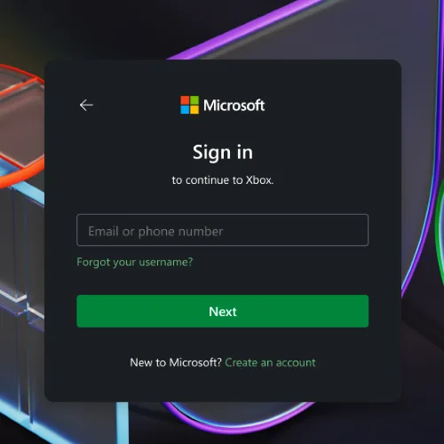 Новый дизайн для экрана входа в аккаунт Microsoft